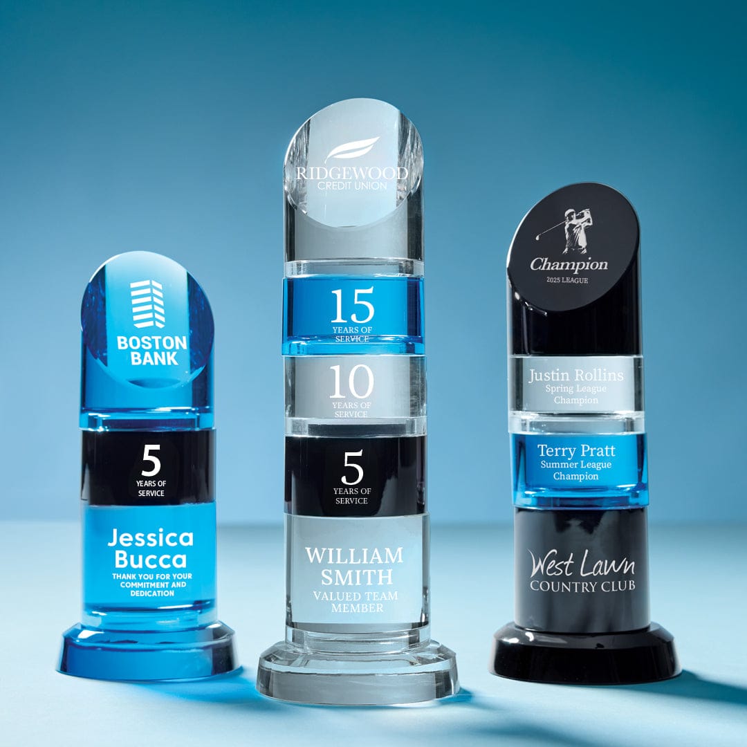 Designed for Growth Perpetual Trophy: Crystal Collection - Baudville