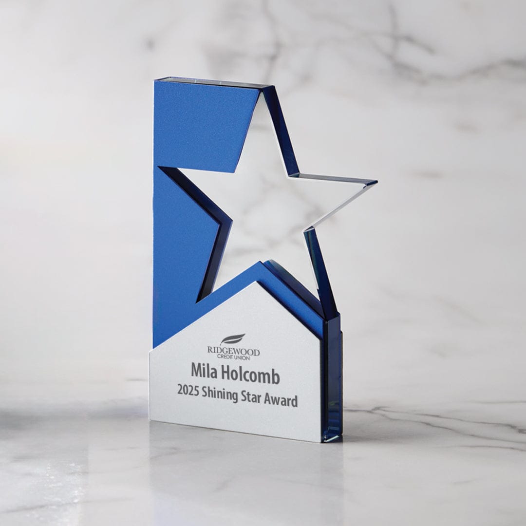 Apex Star Award - Blue Medium - Baudville