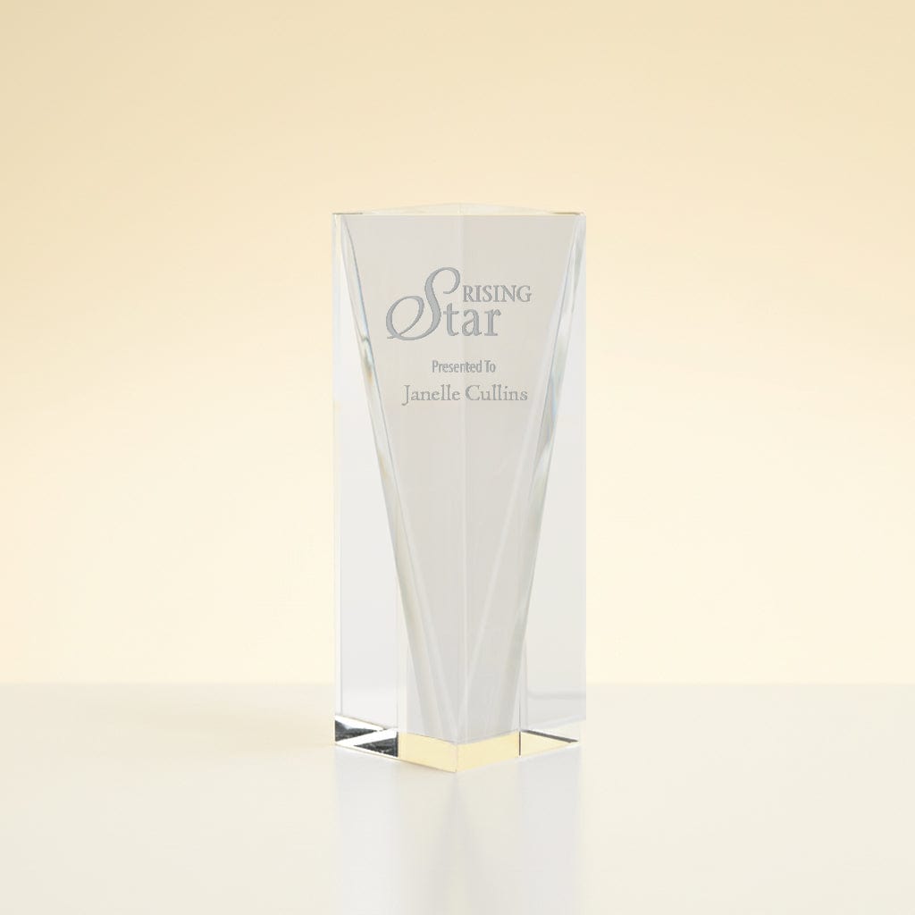 Optic Crystal Visionary Award – 6" - Baudville