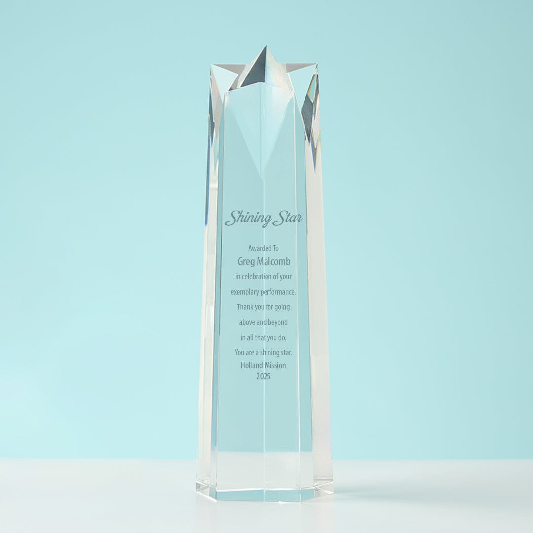 Prism Star Obelisk Trophy - Baudville