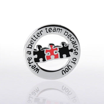 Lapel Pin - Better Team Round – Baudville