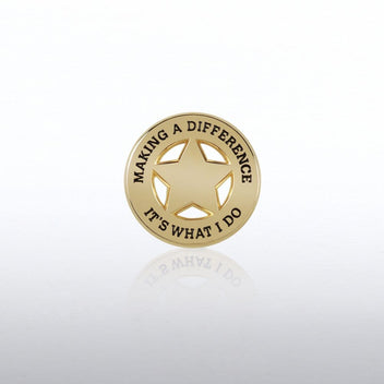 Lapel Pin - Star: Making a Difference: It's What I Do – Baudville